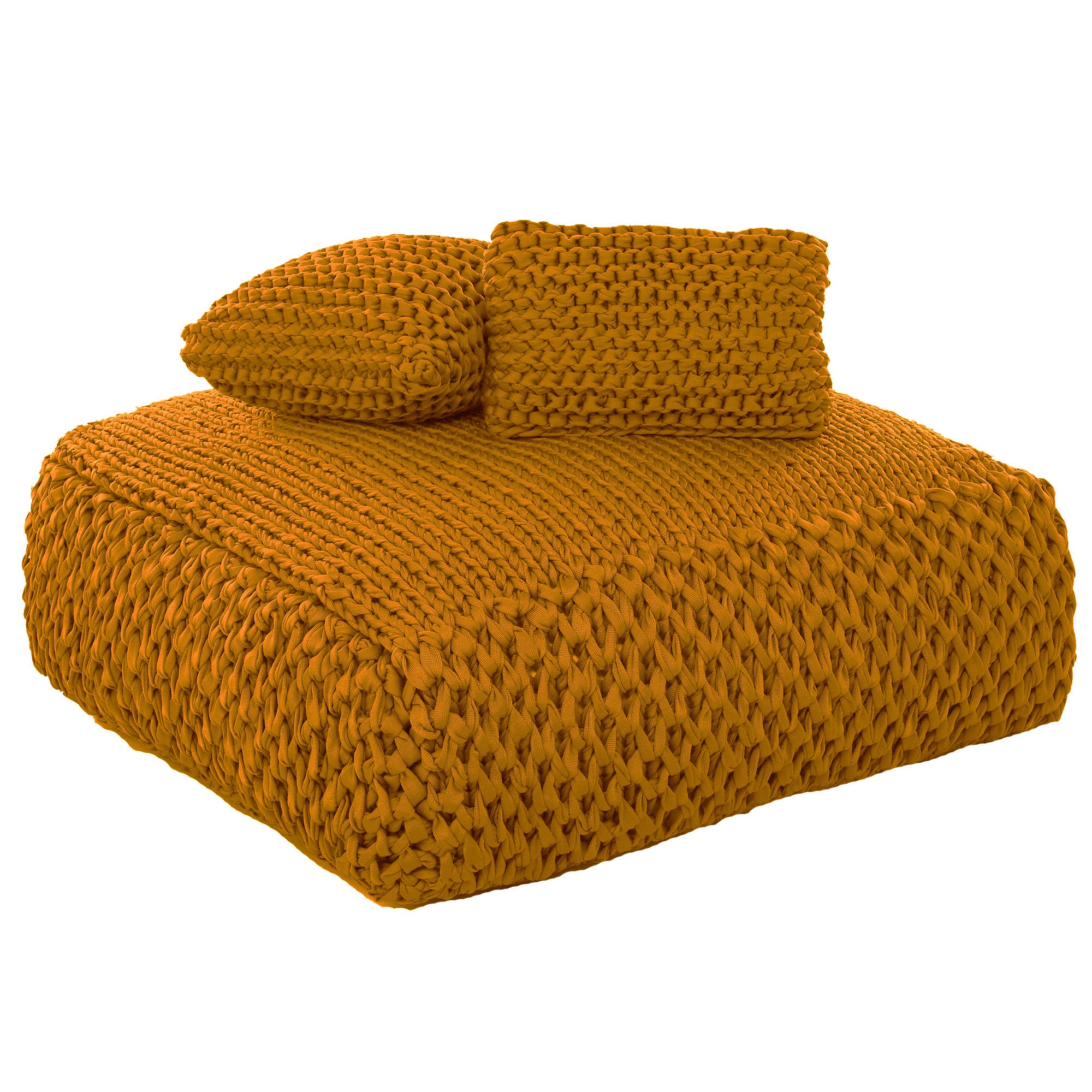 Puff Colméia Outdoor 40x100x100 Mostarda – Srta. Galante